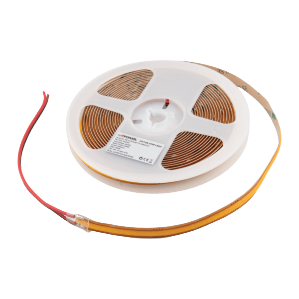 STRIP LIGHT 24V FREE-CUT 528 COBS PER METER 8MM DOUBLE PCB - NewPower ...